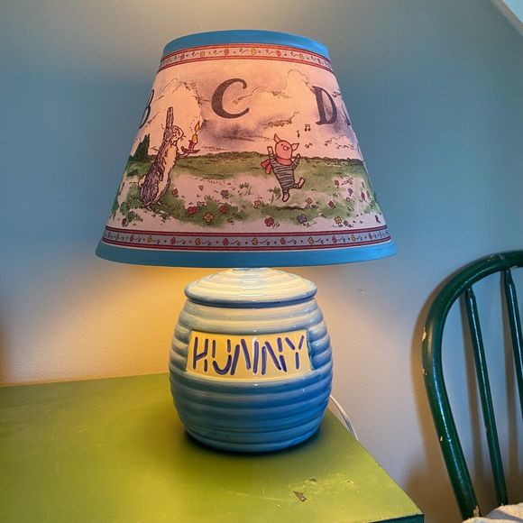Disney | Other | Vintage Winnie The Pooh Hunny Alphabet Lamp Original ...